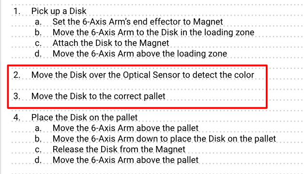 Unit 3 Sorting By Color Lesson 2 Sorting A Disk By Color Vex Education